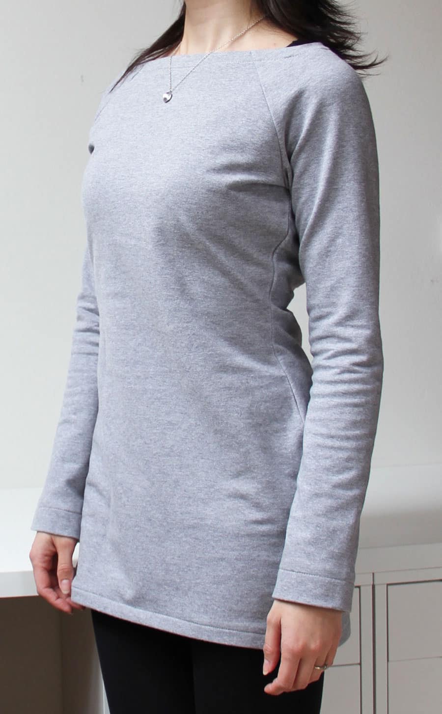 Ladies t-shirt (dress) sewing pattern and detail photo tutorial ...